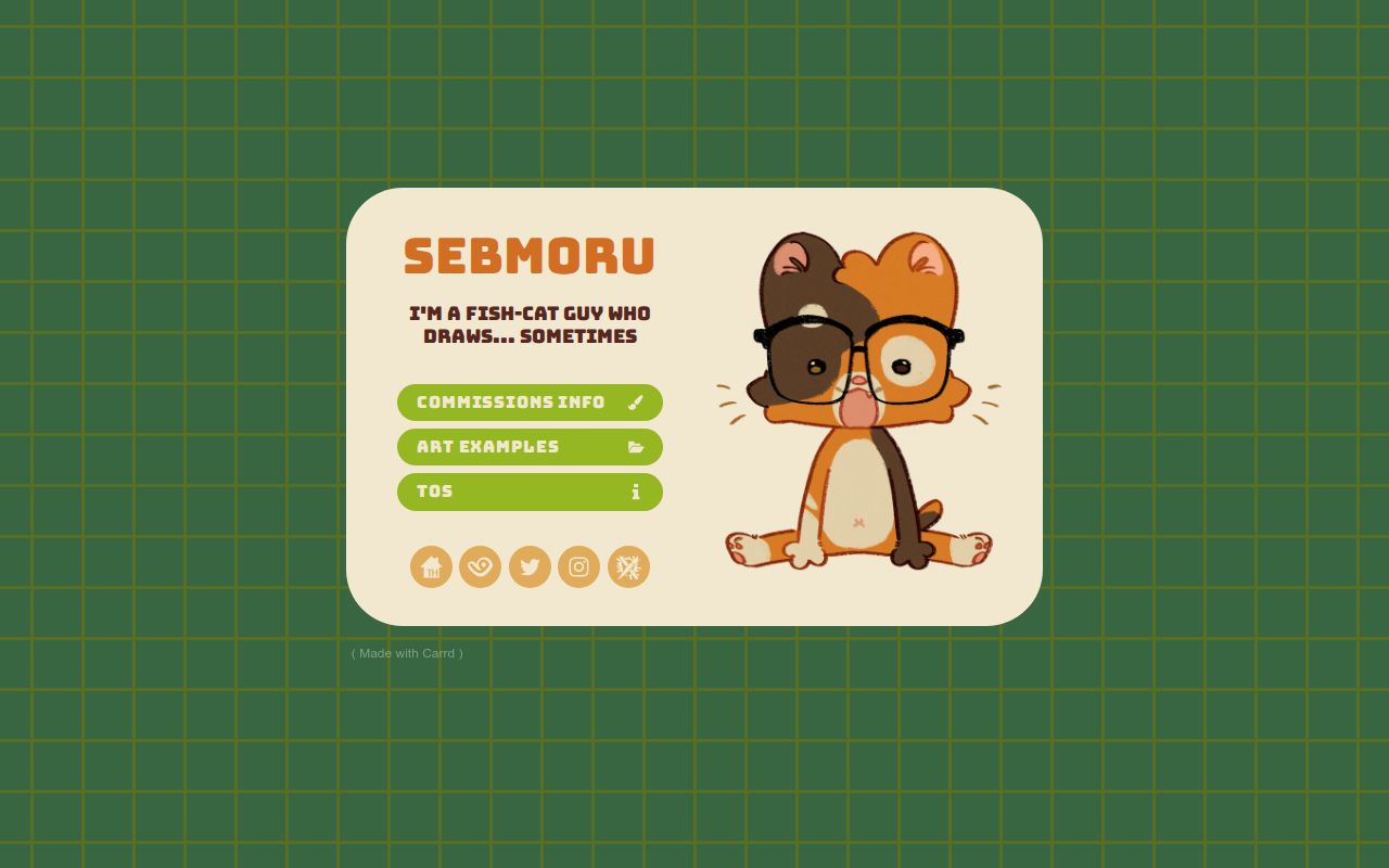 Semoru commissions info carrd